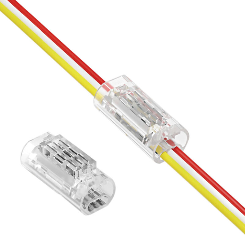 Low Voltage Wire Connectors 3 Pin, Quick Splice Joints 22-20 awg