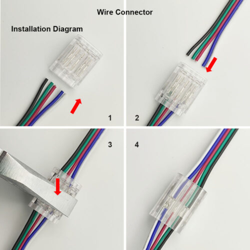 Low Voltage Wire Connectors 5 Pin, Quick Splice Joints 22-20 awg